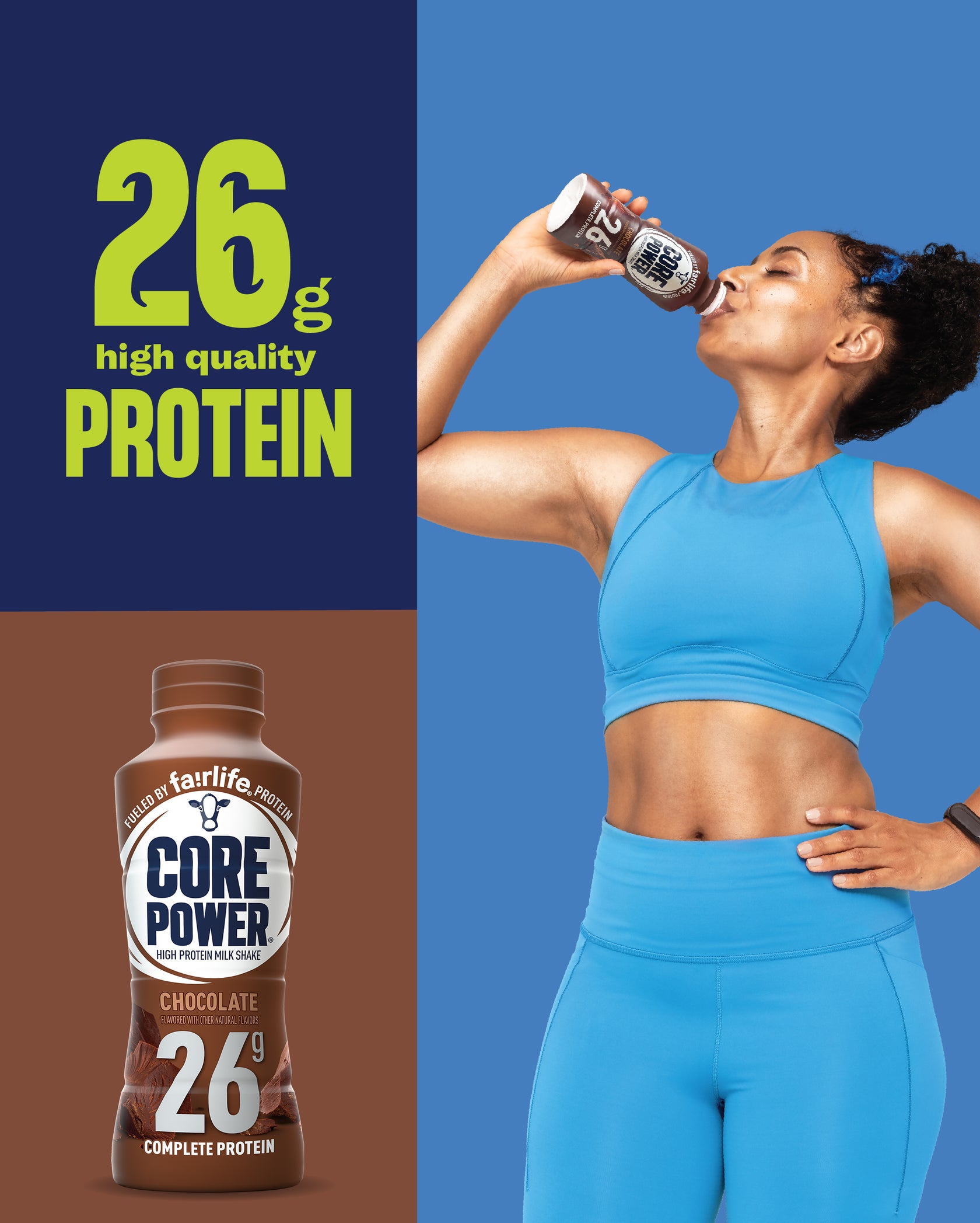 Core Power Chocolate High Protein Milkshake – Shop fairlife